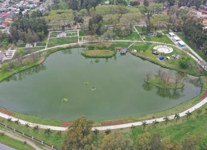 Katopodis y Nardini inauguraron el Parque de La Laguna